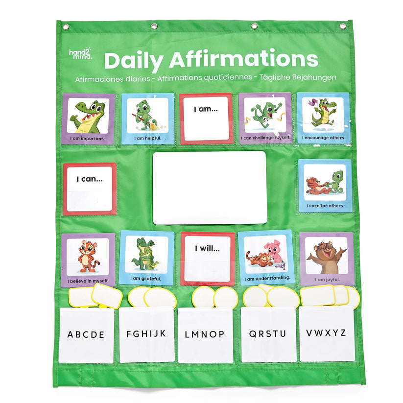 Daily Affirmations Pocket Chart – Therapy Sensory Store